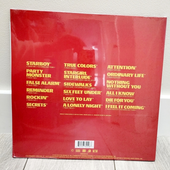 The Weeknd | Media | The Weeknd Starboy 2lp Vinyl | Poshmark
